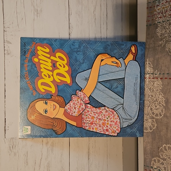 Vintage | Toys | Vintage 977 Unused Denim Deb Paper Doll Outfits Book ...